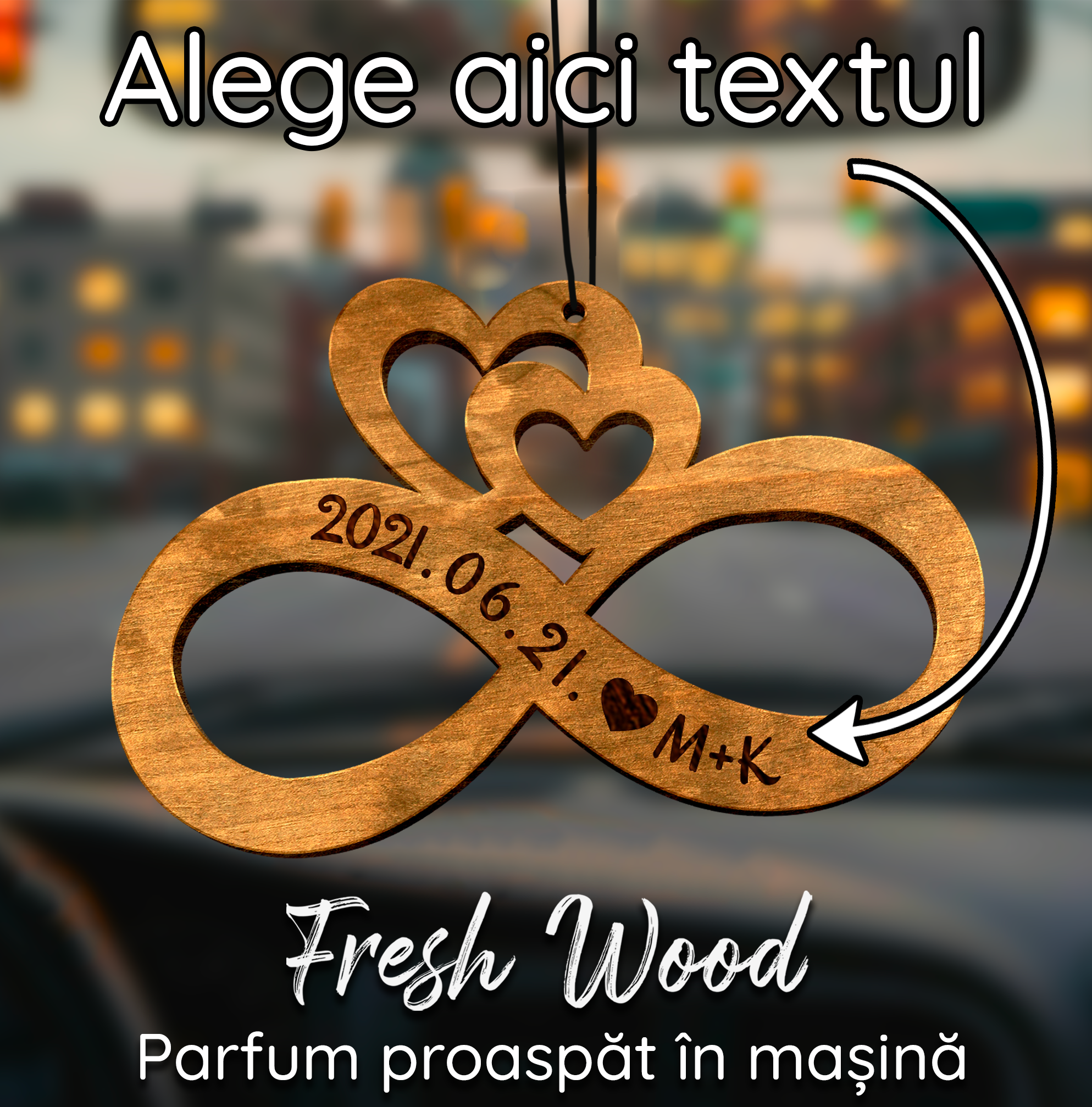 Parfum Auto Personalizat - Infinity